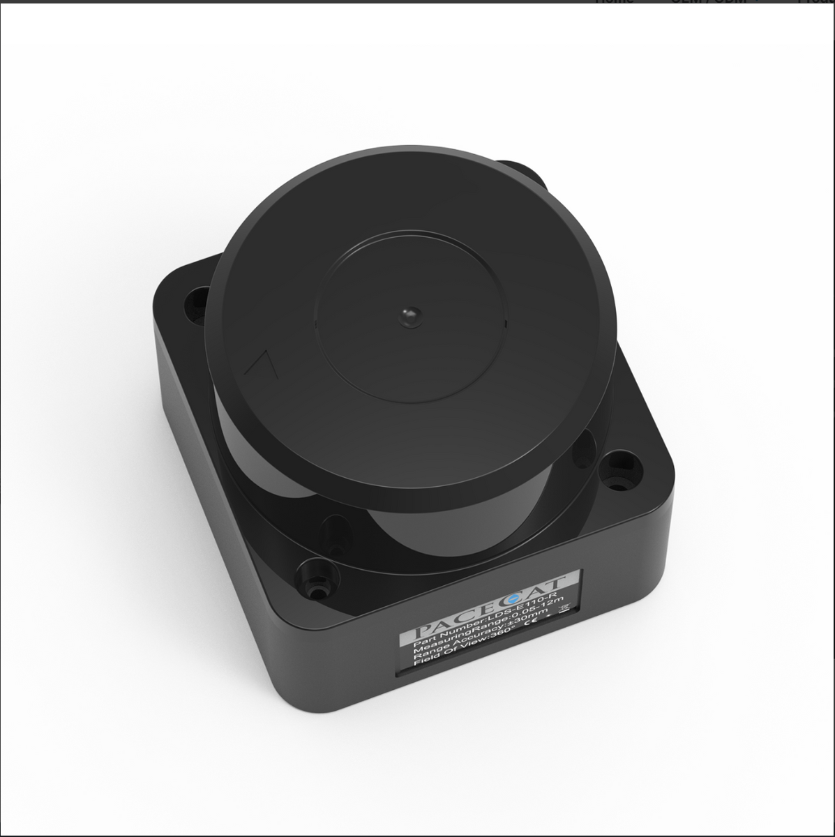 Pacecat LDS-E110 Series LiDAR Sensor – High-Precision 2D TOF Scanning ...